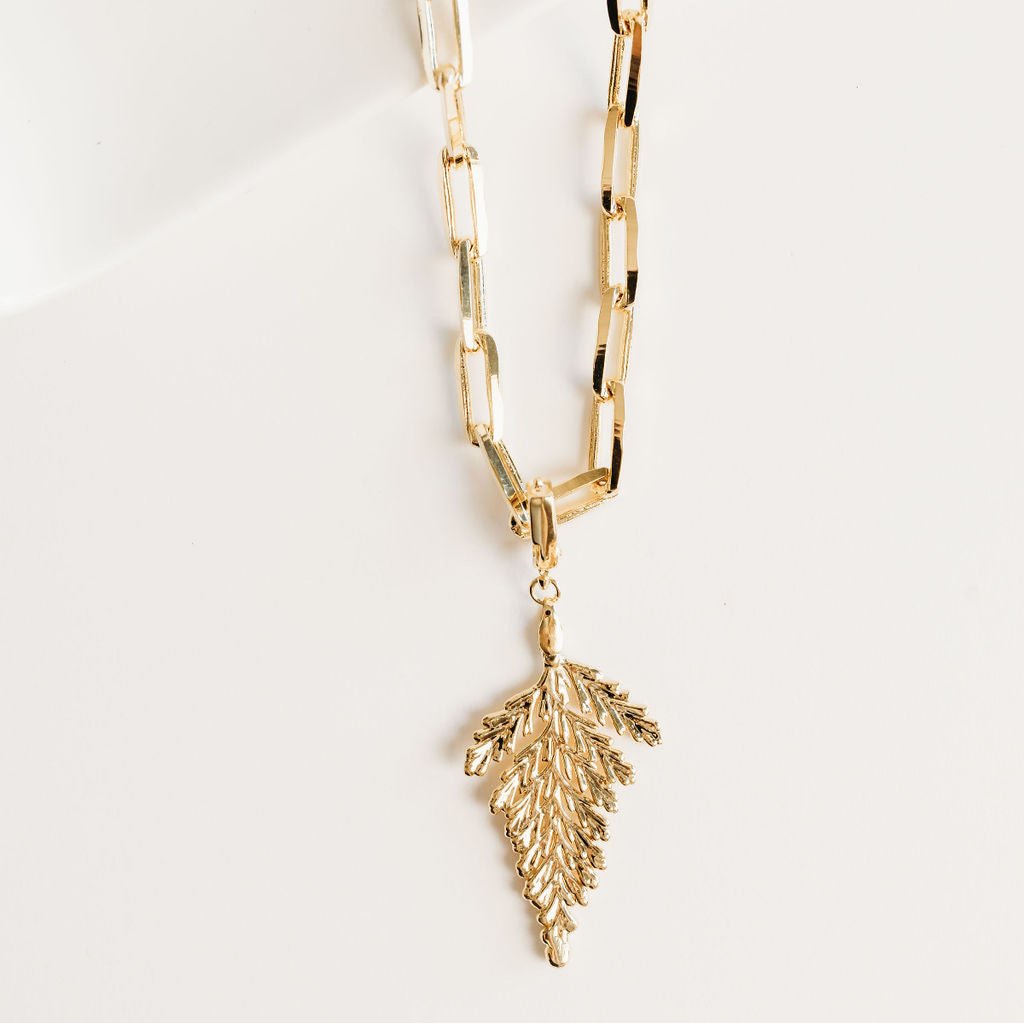 Fern Leaf Necklace – CARLA SHAW