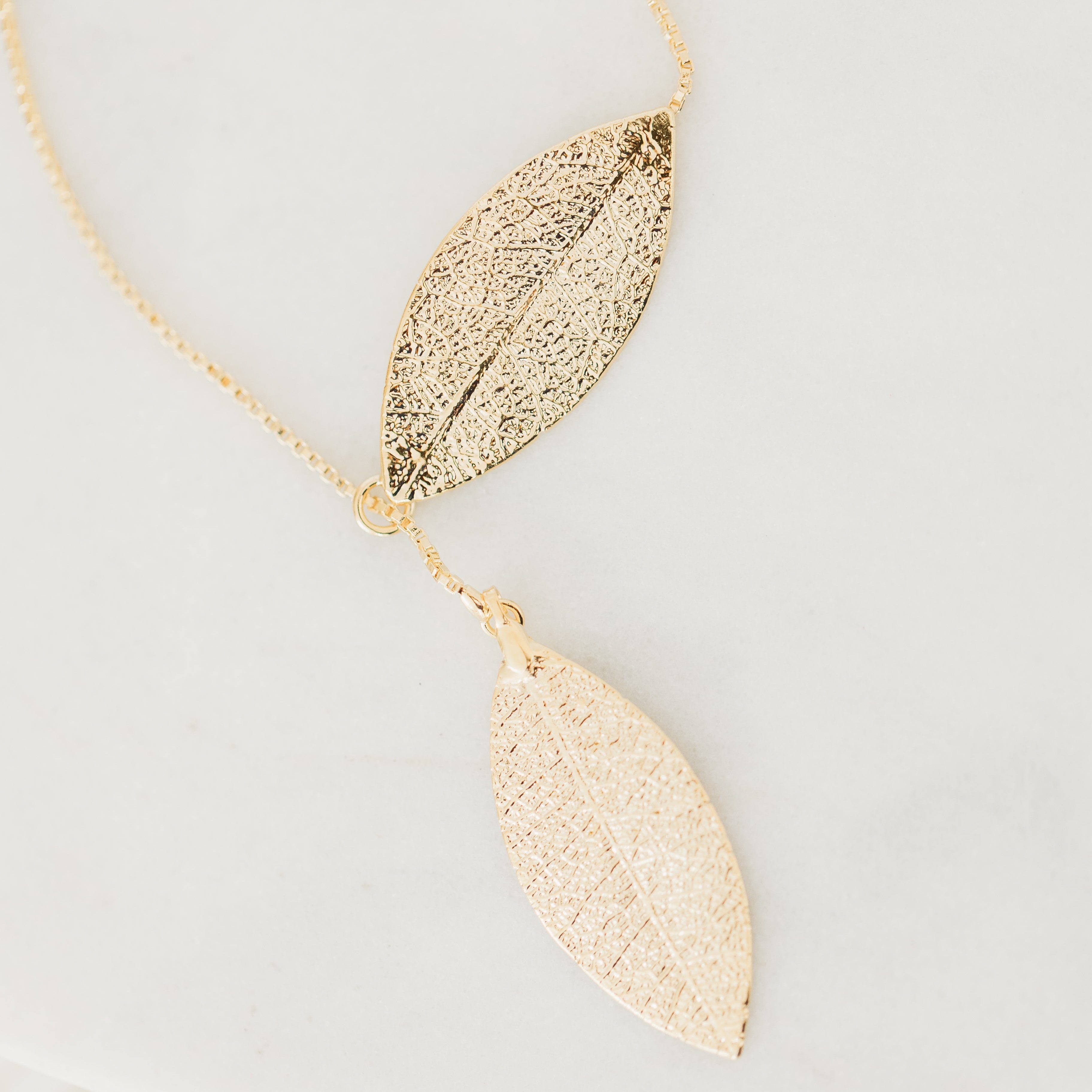 Quina ("KEEN-ah") Leaf Adjustable Necklace – CARLA SHAW